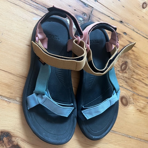 Teva | Shoes | Teva Blue And Pink Adventure Sandals | Poshmark